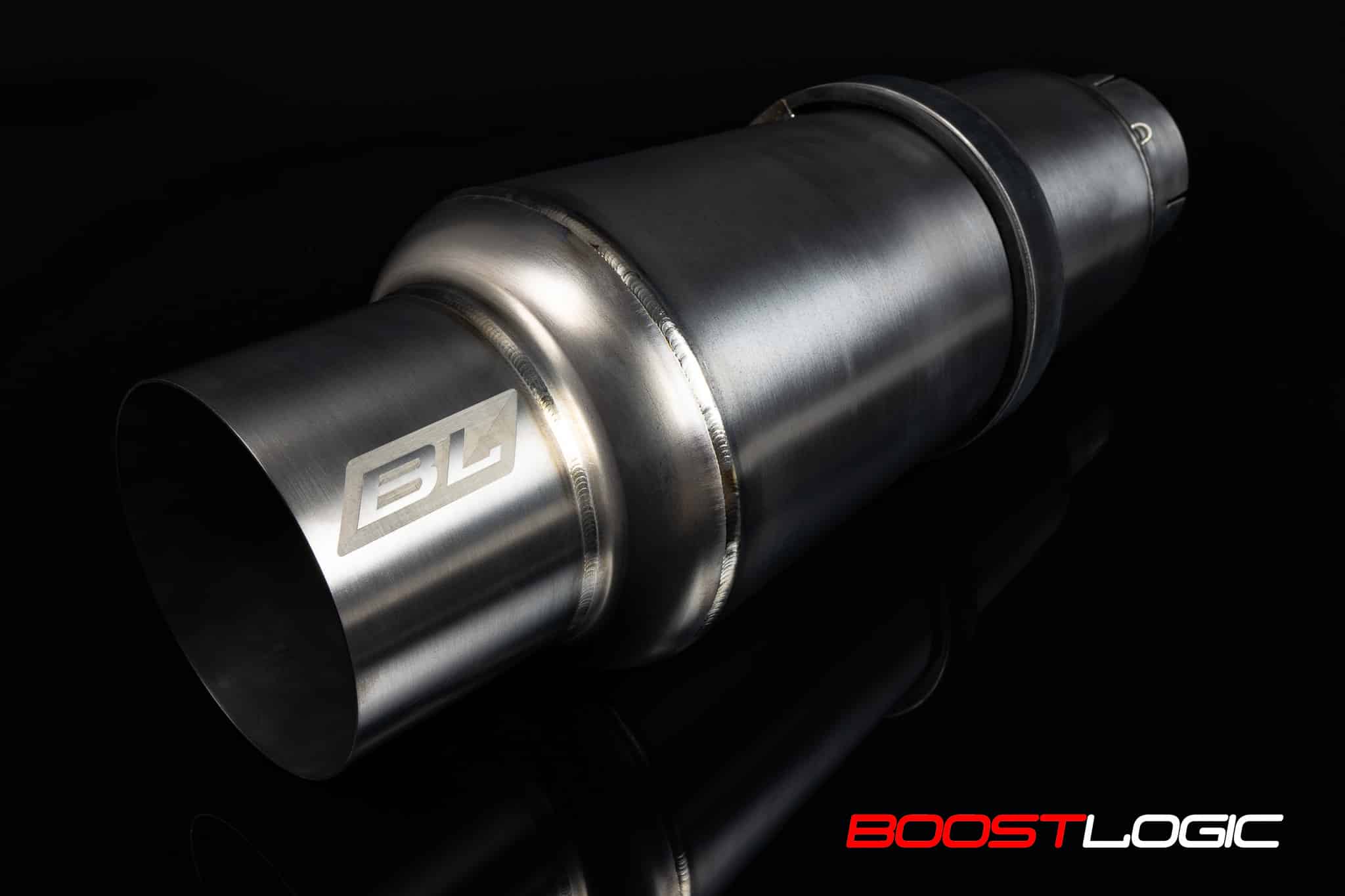 Boost Logic A90 Supra Teardrop Single 4” titanium exhaust - Boost Logic