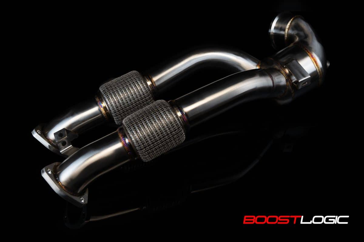 Boost Logic RS3 Downpipe with Gesi High Flow Cat - Boost Logic