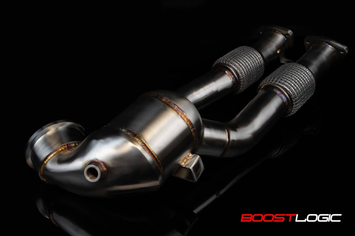 Boost Logic RS3 Downpipe with Gesi High Flow Cat - Boost Logic