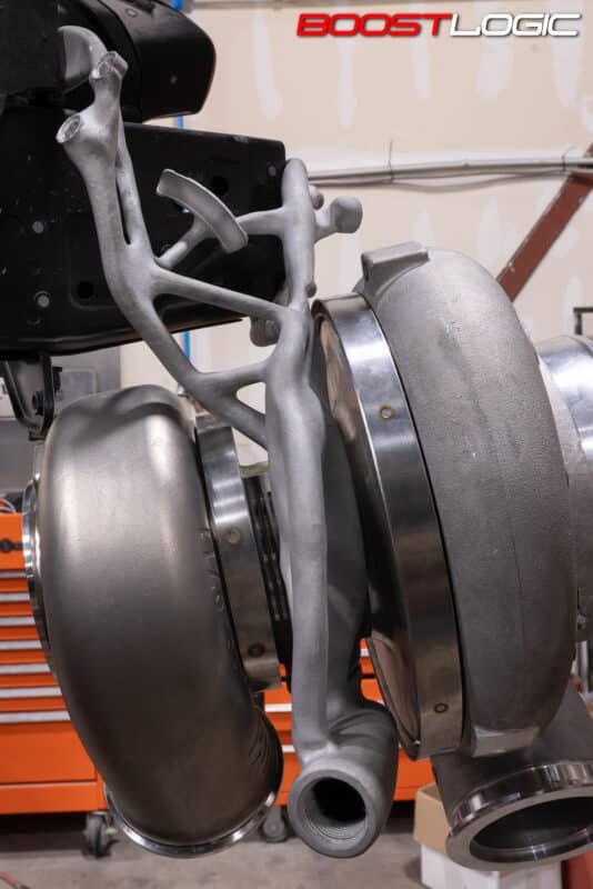 Boost Logic R35 3D Printed Generative Design Brackets to Support Turbos ...